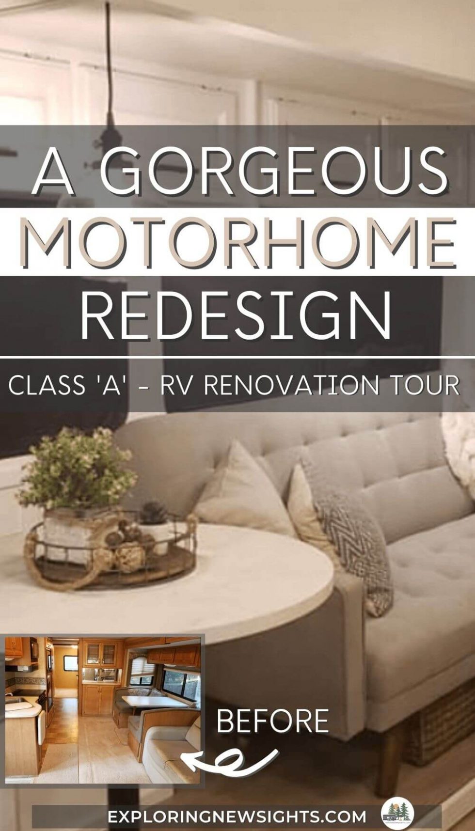 RV Renovation | A Stunning Modern Motorhome Redesign by Christie